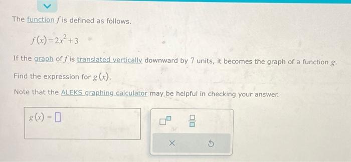 Solved The function fis defined as follows. f(x)=2x² +3 If | Chegg.com