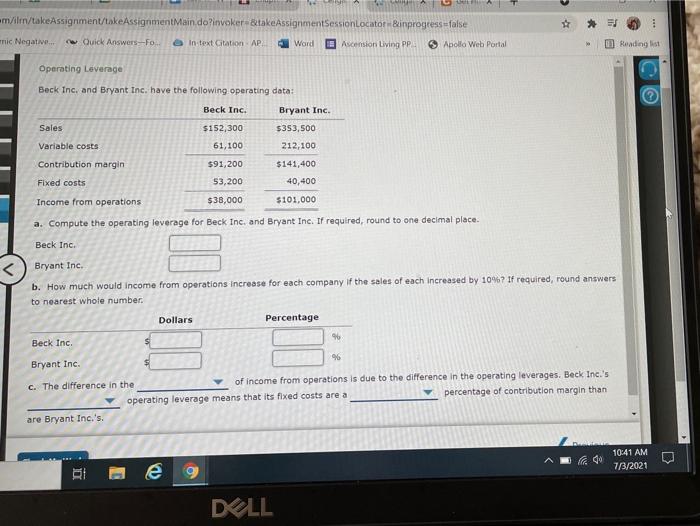 Solved भ 本 m/ilm/takeAssignment/takeAssignment | Chegg.com