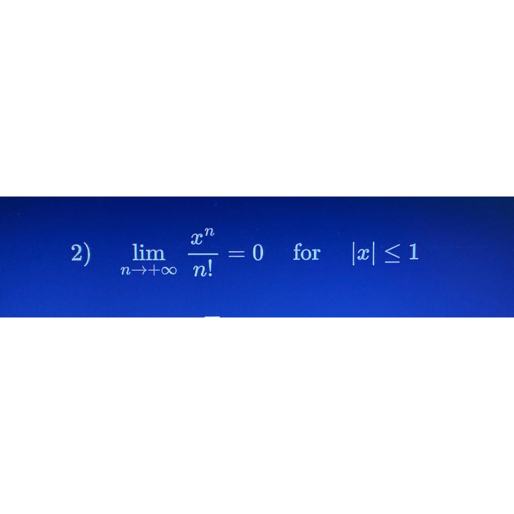 Solved prove the following limit | Chegg.com Solved prove the following limit | Chegg.com