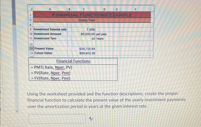 Solved Using the worksheet provided and the function | Chegg.com