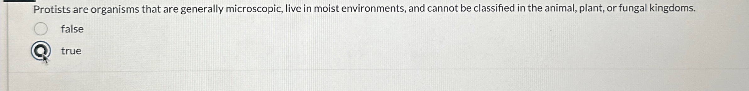 Solved Protists are organisms that are generally | Chegg.com