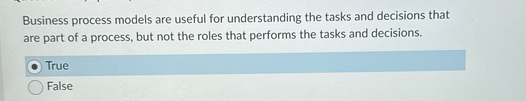 Solved Business process models are useful for understanding | Chegg.com