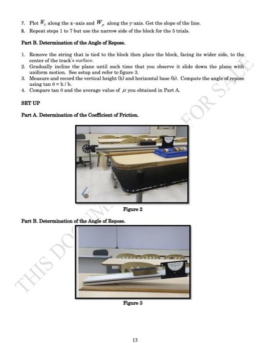 EXPERIMENT NO. 102 FRICTION INTRODUCTION Any object | Chegg.com