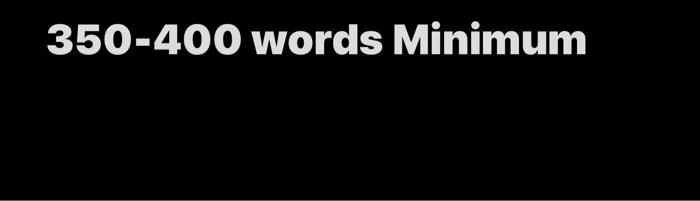 350-400 words Minimum Consider the Belizean | Chegg.com