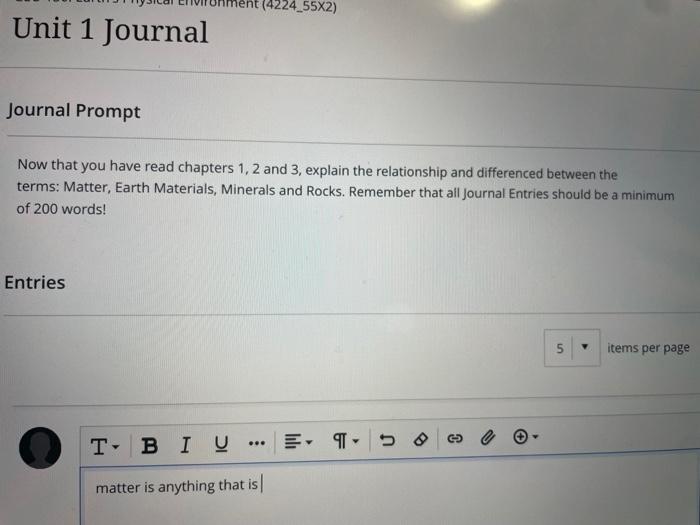 Solved Unit 1 Journal Journal Prompt Now that you have read | Chegg.com