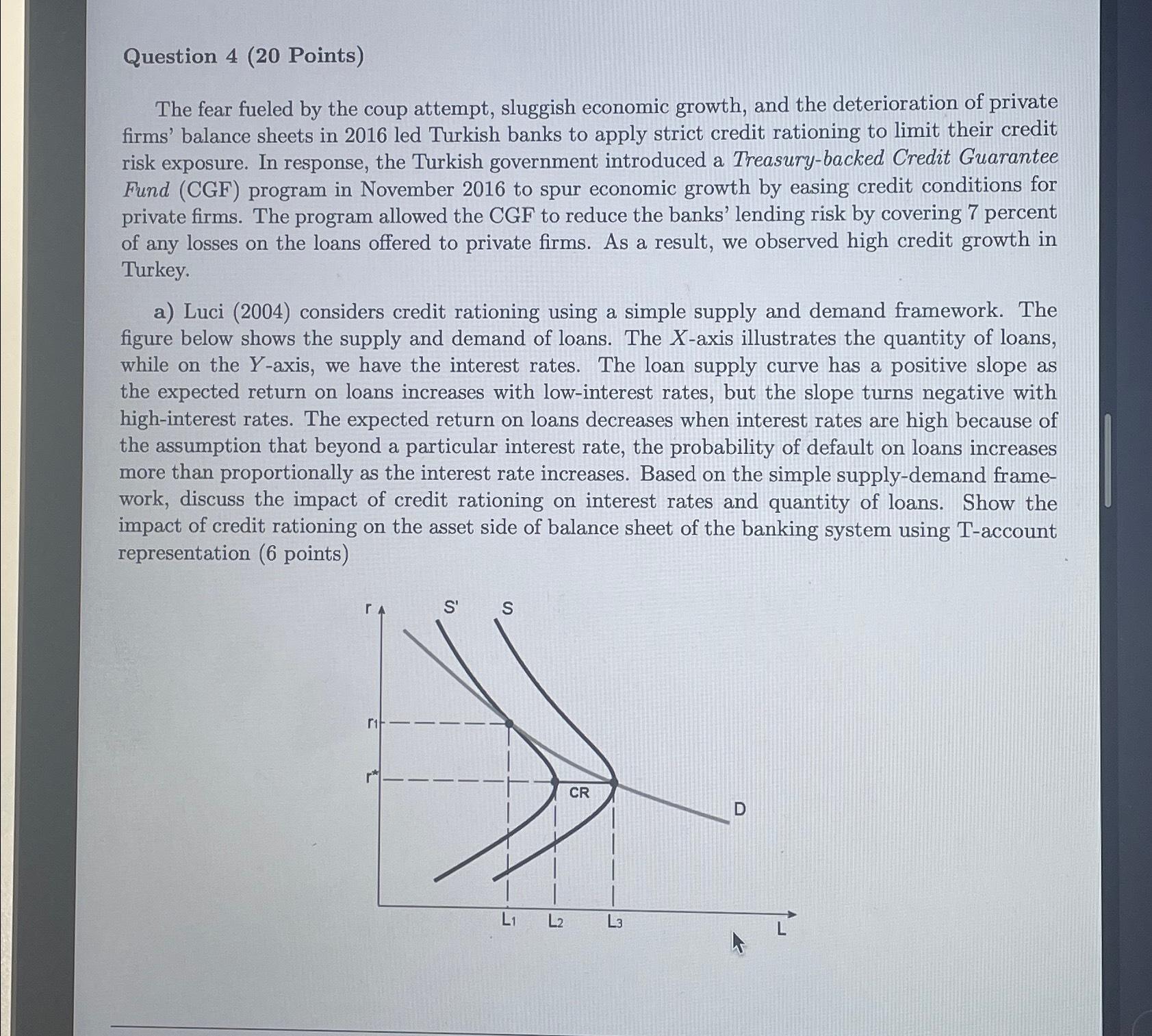 Solved Question 4 (20 ﻿Points)The fear fueled by the coup | Chegg.com