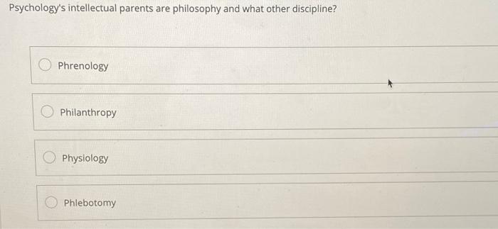 Solved Which of the following is TRUE about psychology? | Chegg.com