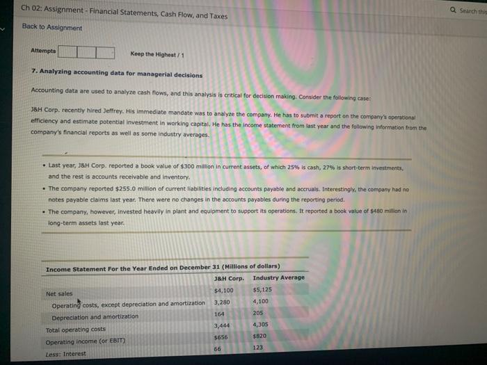 Solved 7. Analyzing accounting data for managerial decisions | Chegg.com