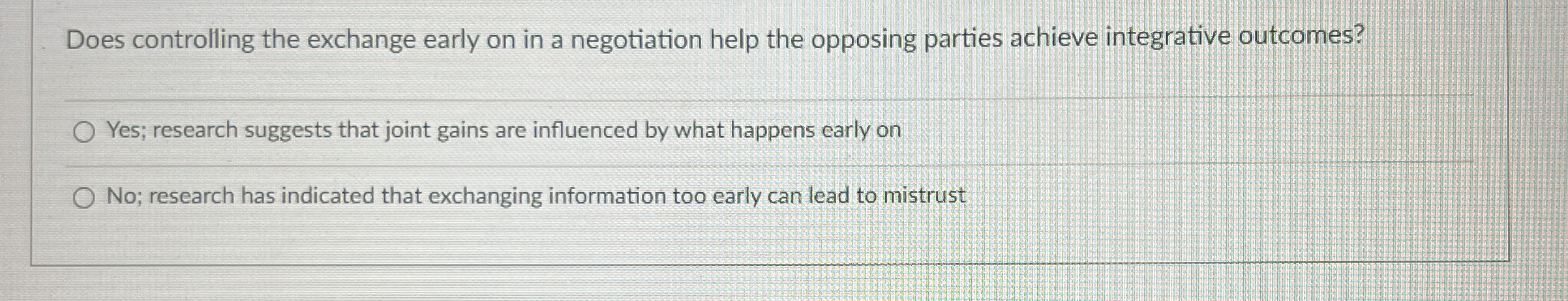 Solved Does controlling the exchange early on in a | Chegg.com