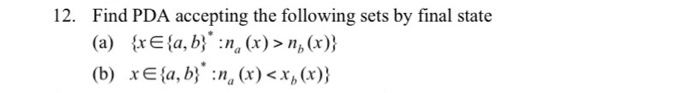 Solved 1. Construct a Pushdown automata (PDA) accepting the | Chegg.com
