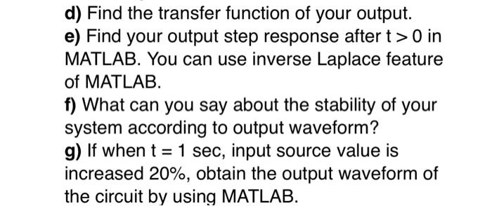 Solved please matlab and simülink Can you post a picture of | Chegg.com