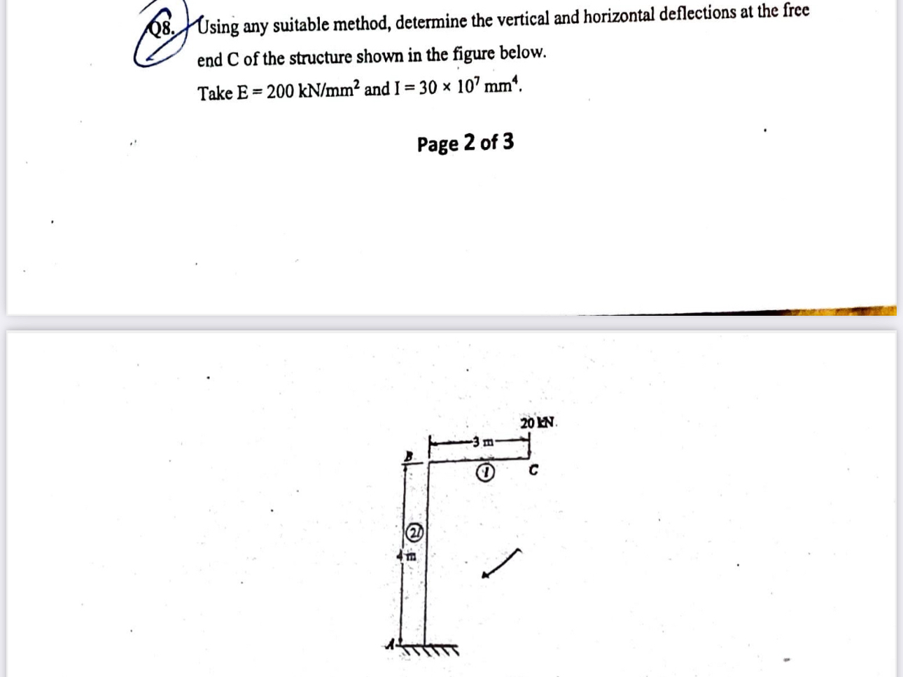 Using any suitable method, determine the vertical and | Chegg.com