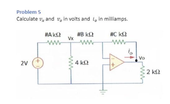 Solved Calculate vx ﻿and v0 ﻿in volts and i0 ﻿in milliamps. | Chegg.com