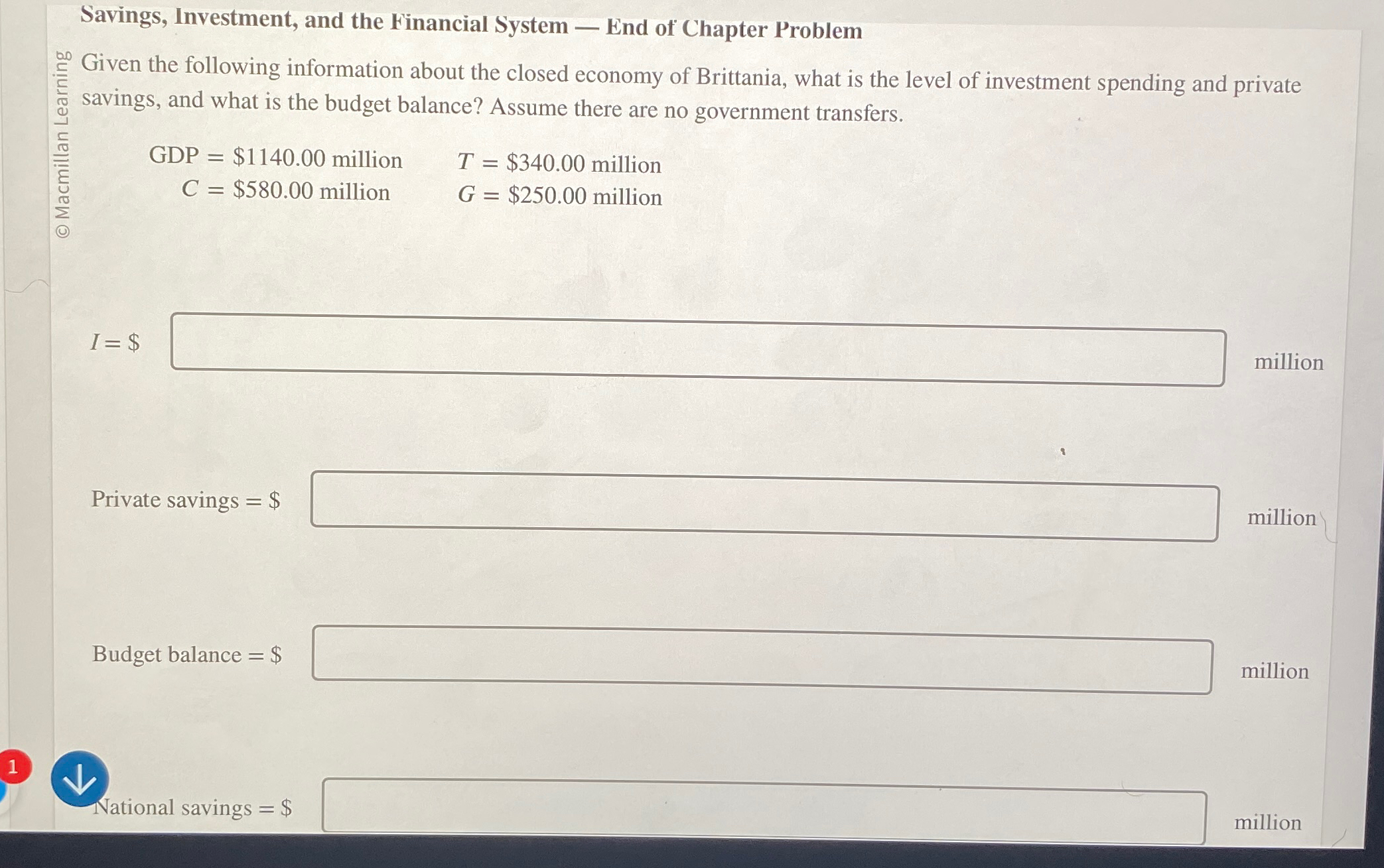 Solved Savings, Investment, and the Financial System — ﻿End | Chegg.com