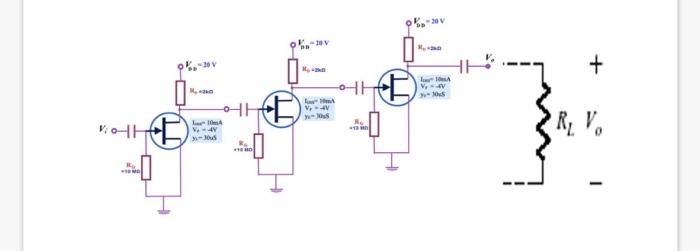 Solved We want to make a multi-stage amplifier assembly | Chegg.com