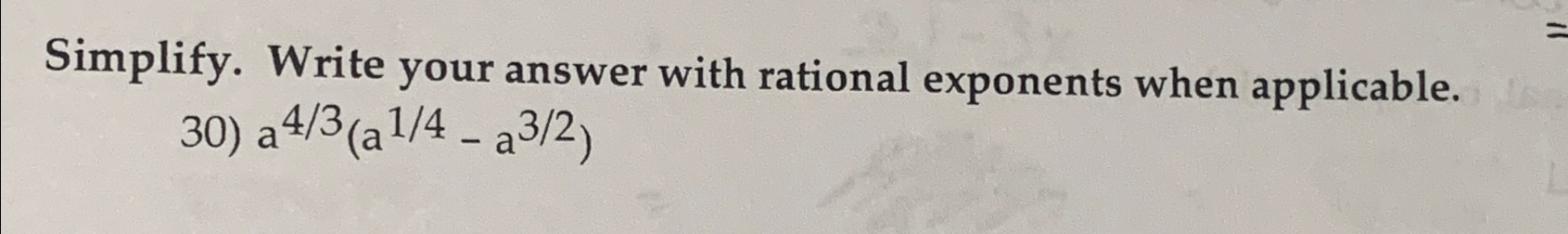 Solved Simplify Write Your Answer With Rational Exponents 5586