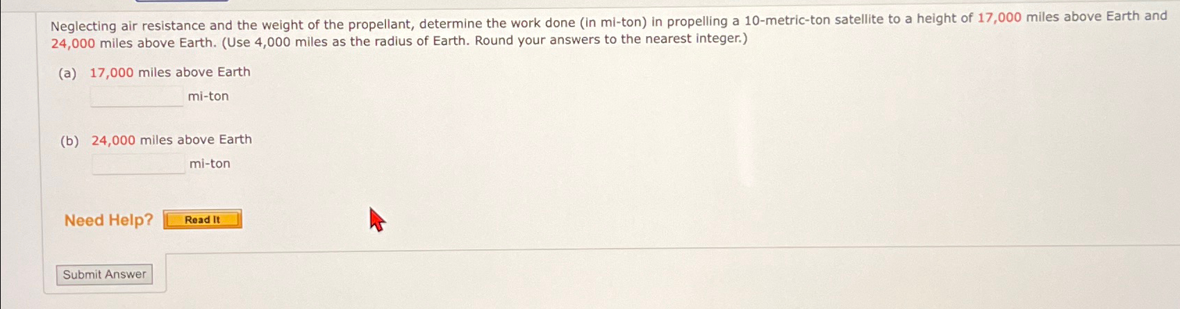 Solved Neglecting air resistance and the weight of the | Chegg.com