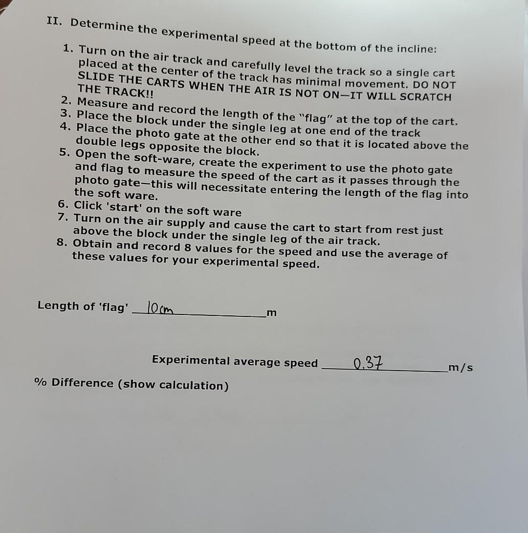 INCLINED PLANE AND ENERGY CONSERVATION Introduction: | Chegg.com