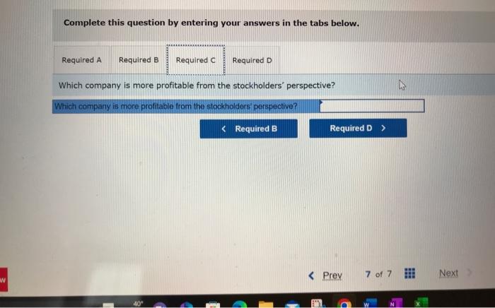 Exercise 4-19A (Algo) Using common size statements | Chegg.com