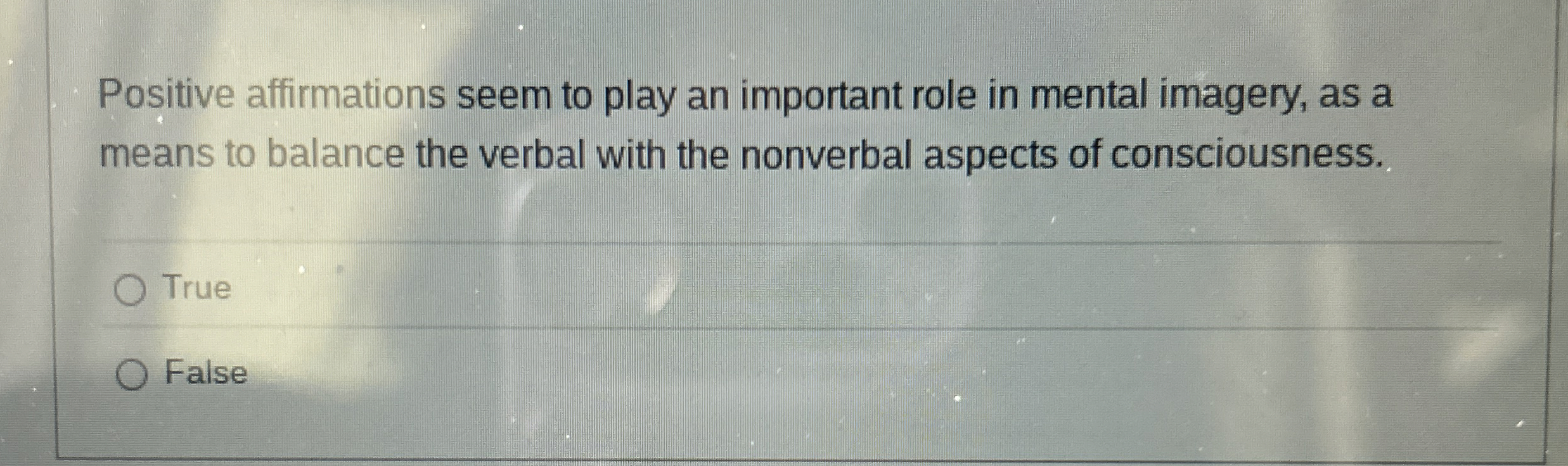Solved Positive affirmations seem to play an important role | Chegg.com
