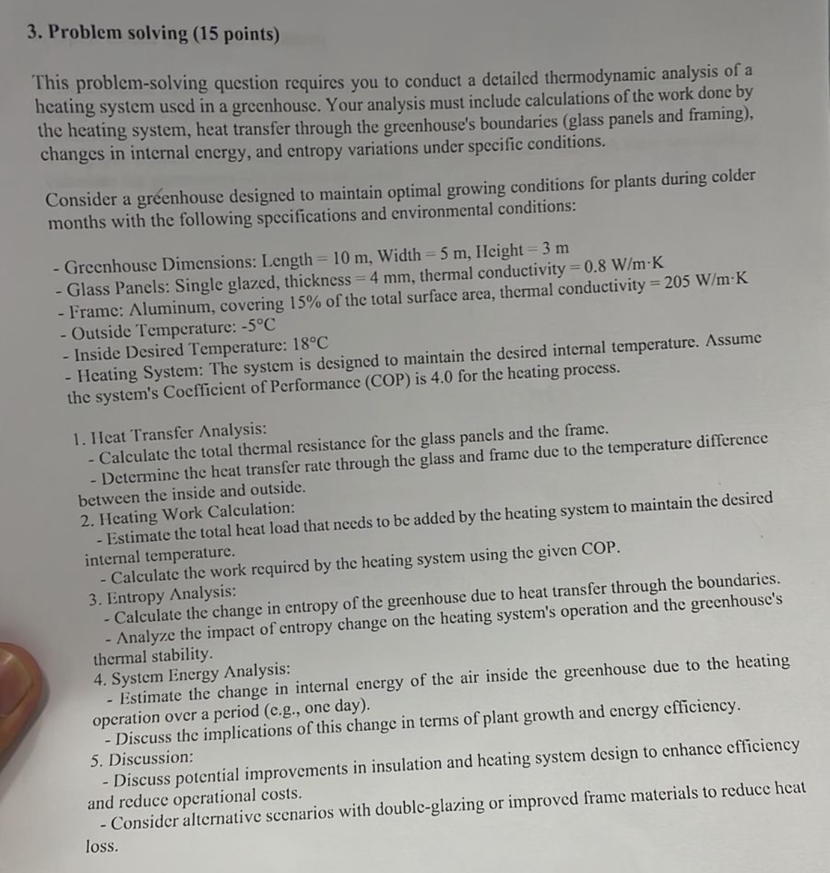 Solved Problem solving ( 15 ﻿points)This problem-solving | Chegg.com