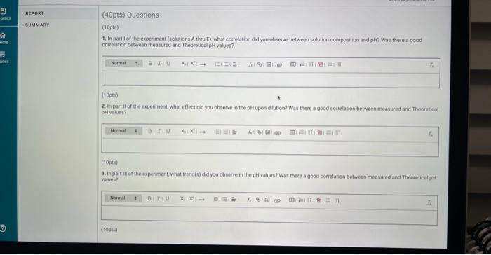 (9pts) Part I. Calculations Part I solutions Complete | Chegg.com