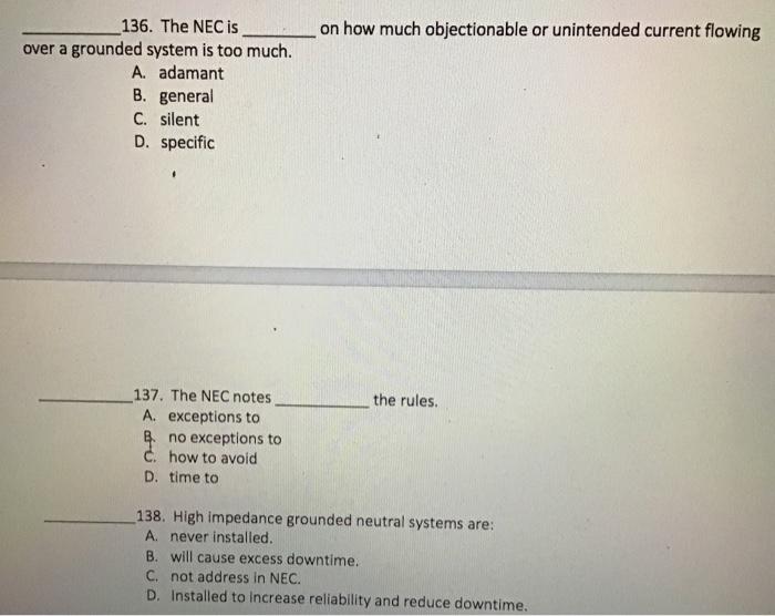 Solved on how much objectionable or unintended current | Chegg.com