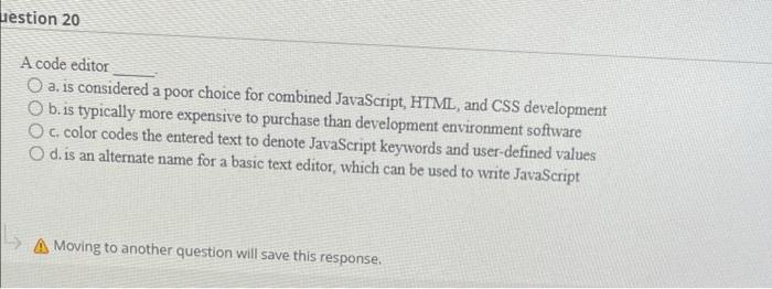 Solved Question 17 A function included within a procedural | Chegg.com