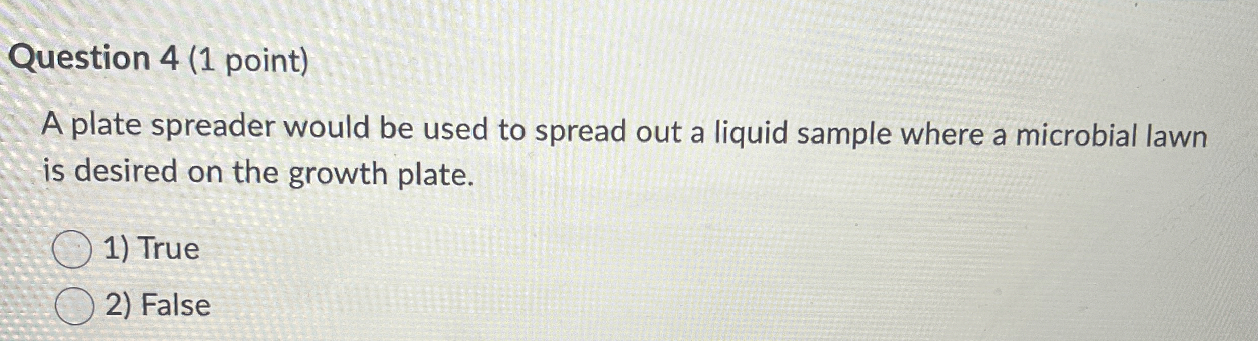 Solved Question 4 (1 ﻿point)A plate spreader would be used | Chegg.com