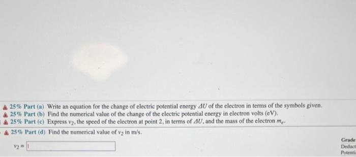 Solved (16\%) Problem 1: Consider two points in an electric | Chegg.com