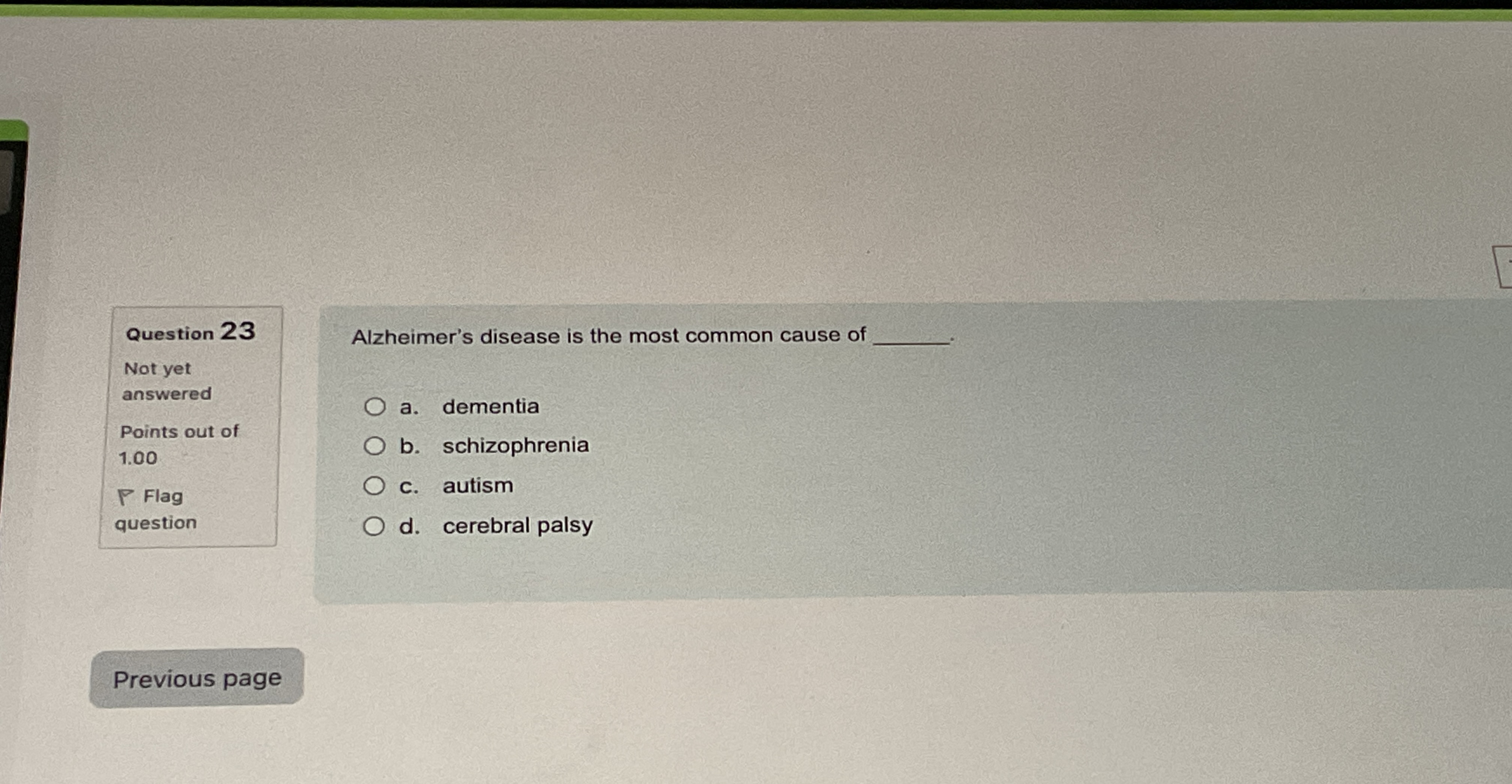 Solved Question 23Not yet answeredPoints out of 1.00Flag | Chegg.com Solved Question 23Not yet answeredPoints out of 1.00Flag | Chegg.com