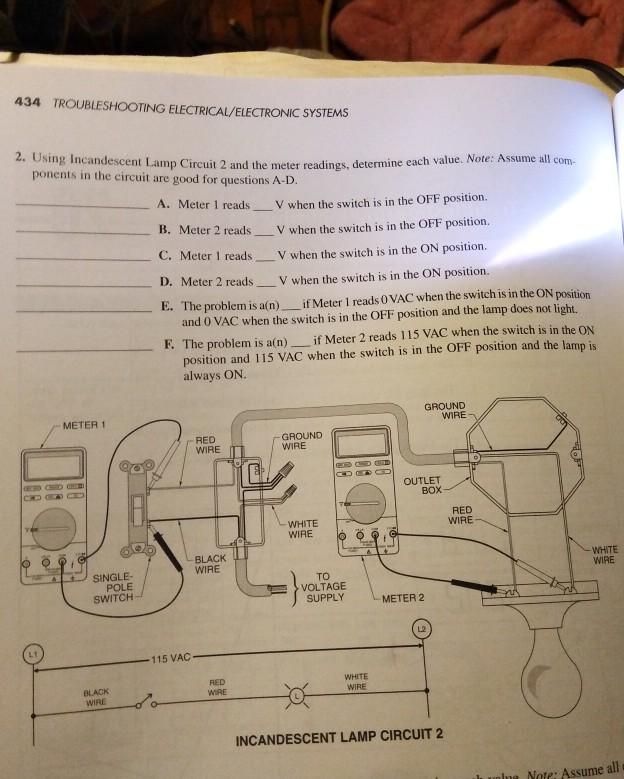 Solved 434 TROUBLESHOOTING ELECTRICAL/ELECTRONIC SYSTEMS 2. | Chegg.com