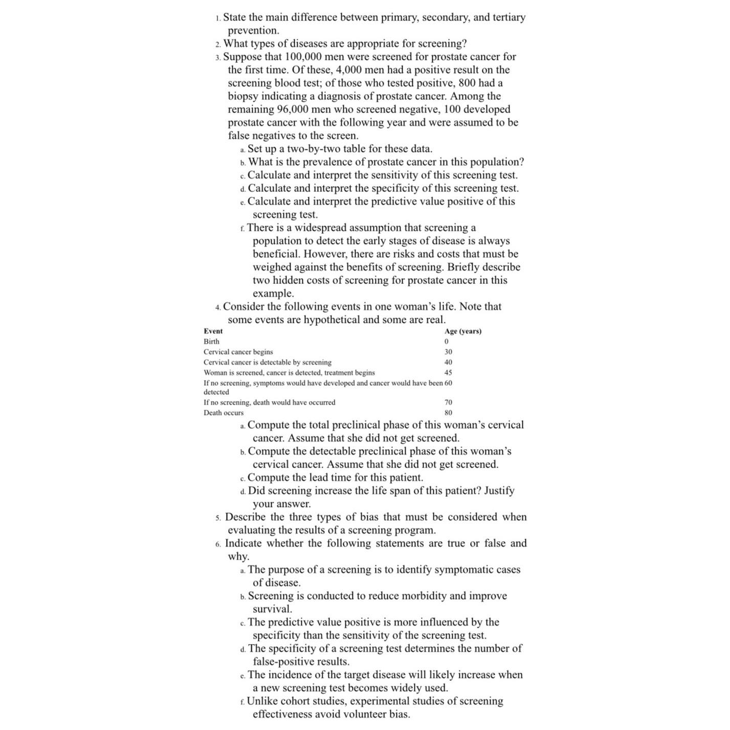 Solved State the main difference between primary, secondary, | Chegg.com