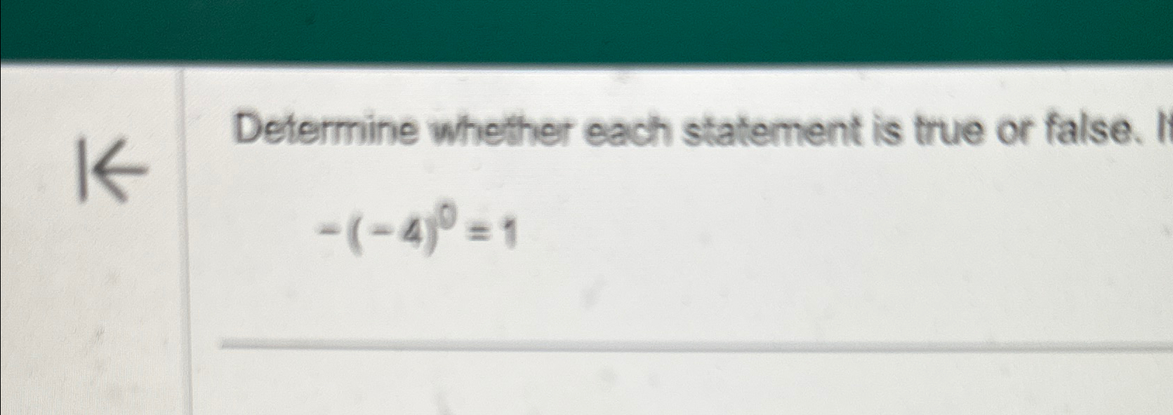 Solved Determine whether each statement is true or | Chegg.com