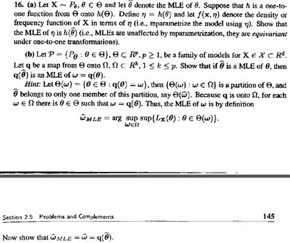 Let X ~ P theta, theta Theta and let denote the MLE | Chegg.com