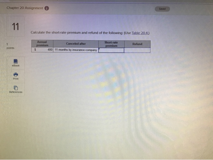 Solved Chapter 20 Assignment Saved Calculate the short-rate | Chegg.com Solved Chapter 20 Assignment Saved Calculate the short-rate | Chegg.com