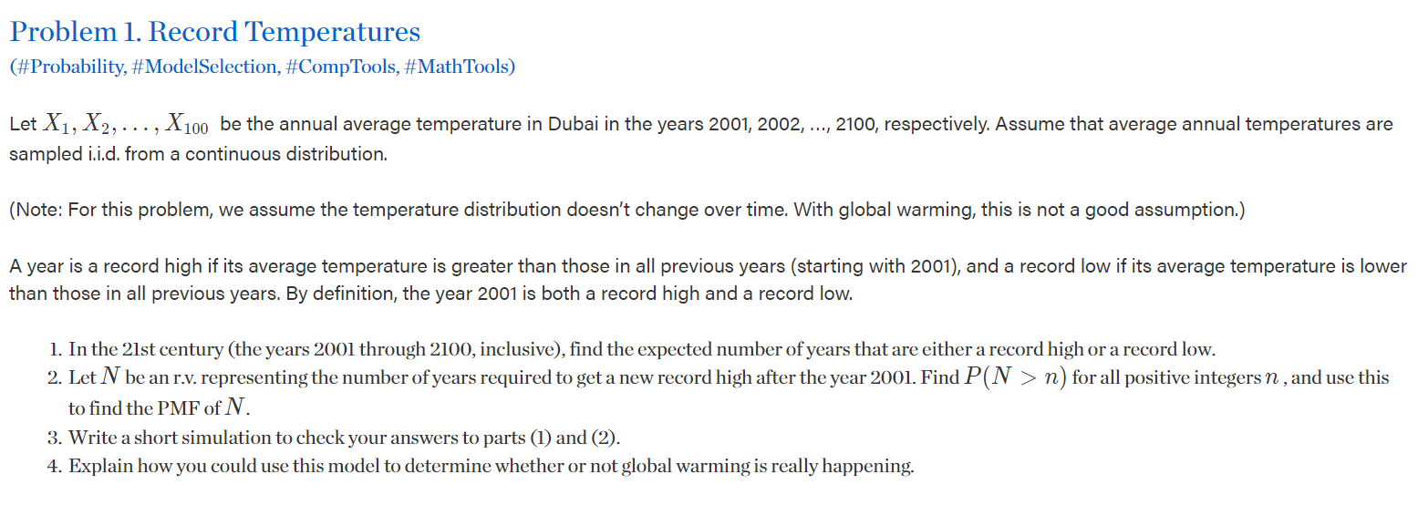 Solved Problem 1. ﻿Record | Chegg.com