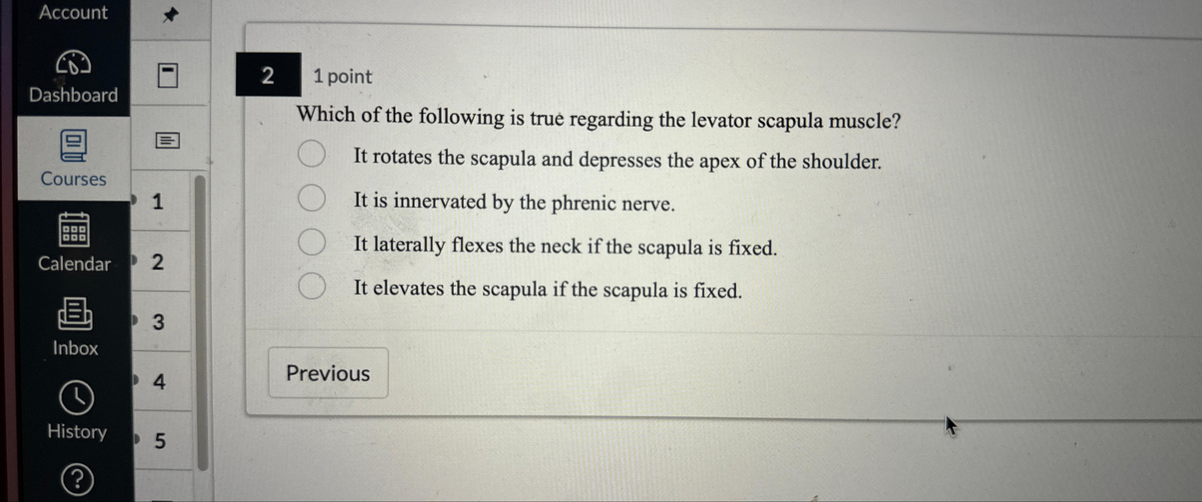 Solved 21 ﻿pointWhich of the following is true regarding the | Chegg.com