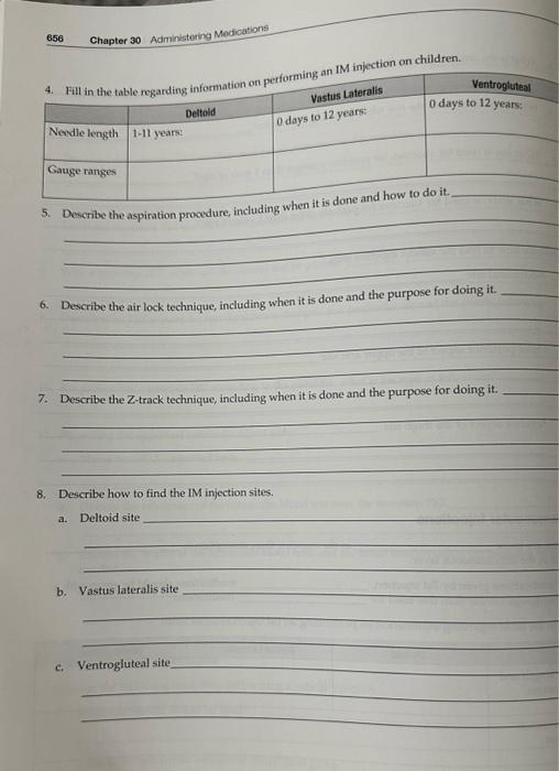 Solved D. Needles and Syringes 1. Describe the two | Chegg.com