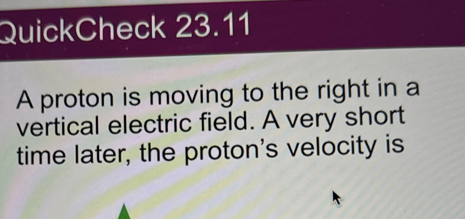 Solved QuickCheck 23.11A proton is moving to the right in a | Chegg.com
