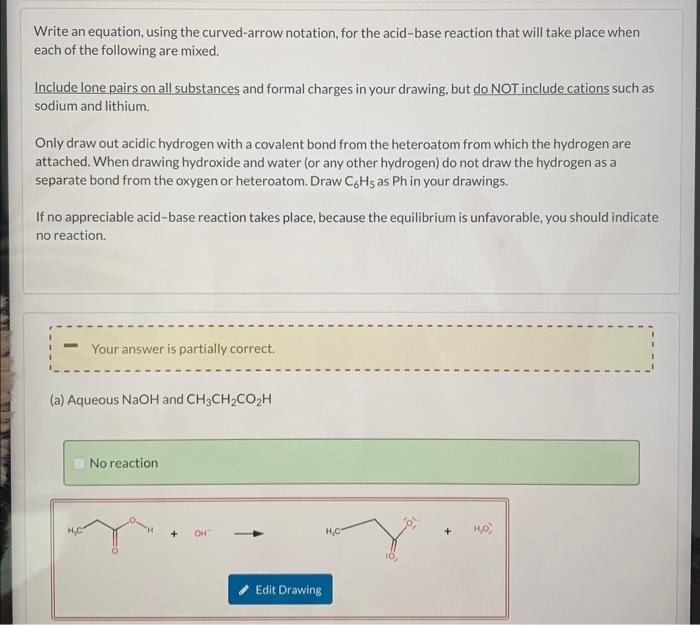 Solved Write an equation, using the curved-arrow notation, | Chegg.com