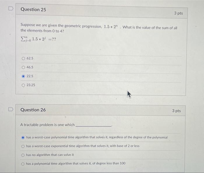 Solved Question 21 3 pts The Fibonacci sequence is a famous | Chegg.com