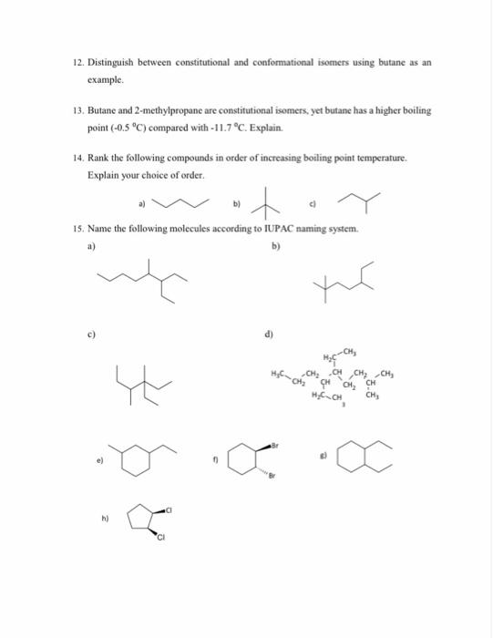 12. Distinguish between constitutional and | Chegg.com