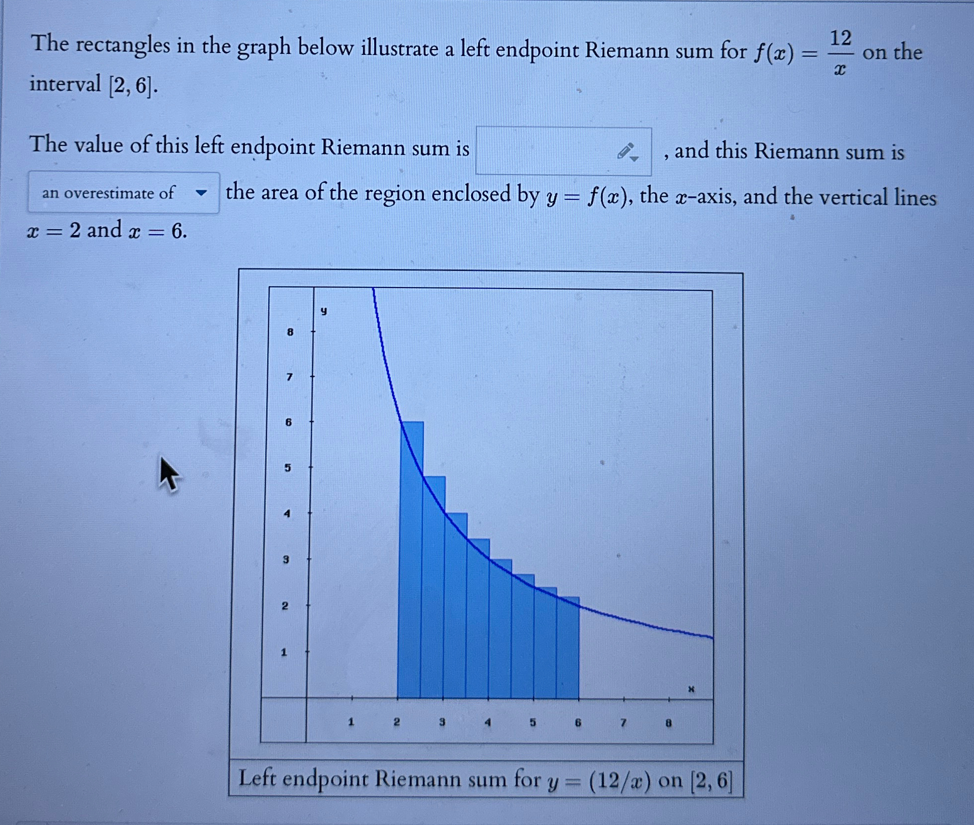 Solved The rectangles in the graph below illustrate a left | Chegg.com