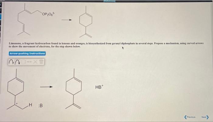 Solved OP,06% Limonene, a fragrant hydrocarbon found in | Chegg.com