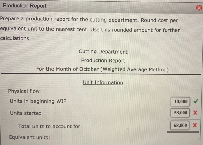 Solved Unit Cost, Valuing Goods Transferred Out and EWIP | Chegg.com