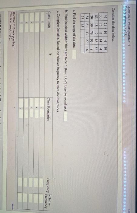 Solved Lic Question 6. Points possible: 1 This is attempt 1 | Chegg.com
