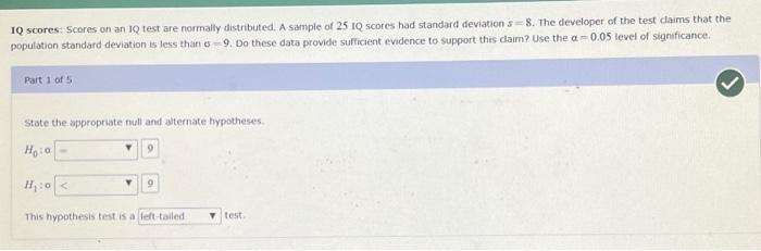 Solved IQ scores: Scores on an 1Q test are normally | Chegg.com