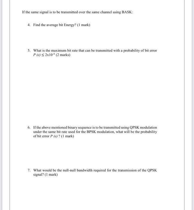Solved Question 2 9 Marks A Binary Sequence Is 