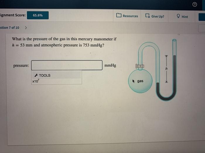 Solved ignment Score: 65.6% Resources Give Up? Hint stion 7 | Chegg.com Solved ignment Score: 65.6% Resources Give Up? Hint stion 7 | Chegg.com